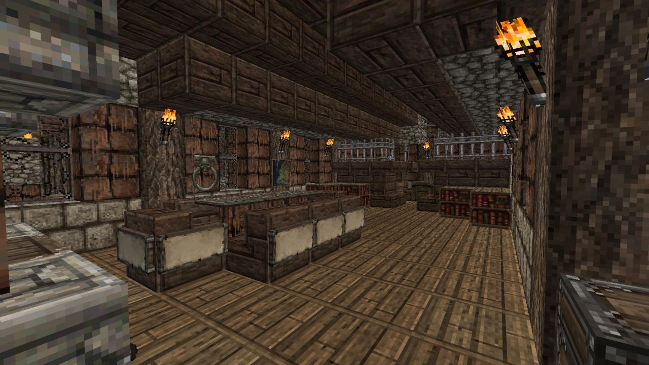 Open Floor Plan Medieval House -Medieval Building Series- Minecraft Map