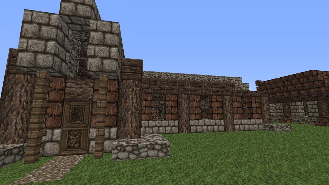 Open Floor Plan Medieval House -Medieval Building Series- Minecraft Map