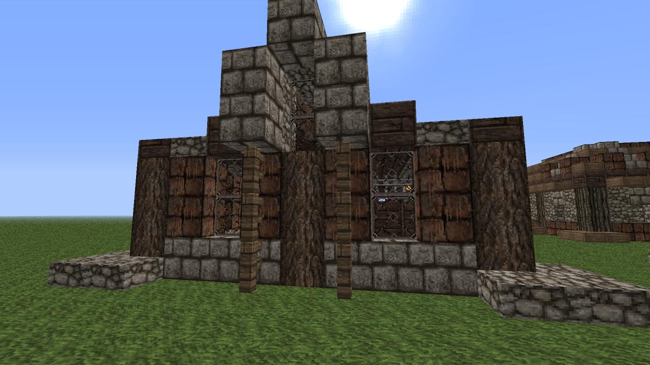 Open Floor Plan Medieval House -Medieval Building Series- Minecraft Map