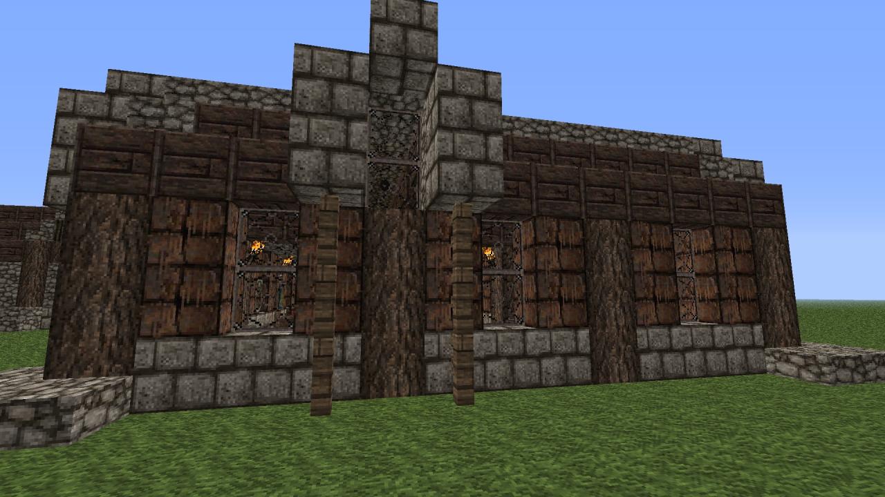 Open Floor Plan Medieval House -Medieval Building Series- Minecraft Map