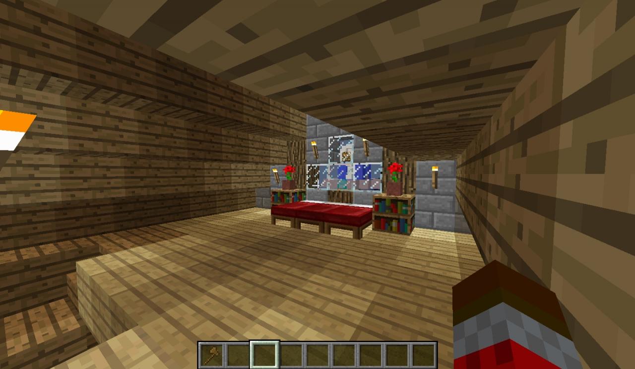 Single bedroom house Minecraft Map