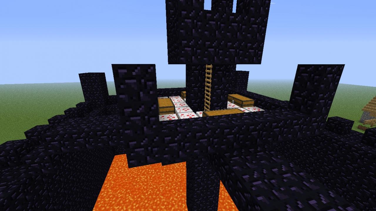 The Invasion Mod Obsidian Fort Minecraft Map