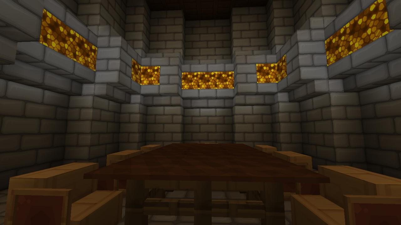 Vanilla Minecraft Castle, with interior Minecraft Map