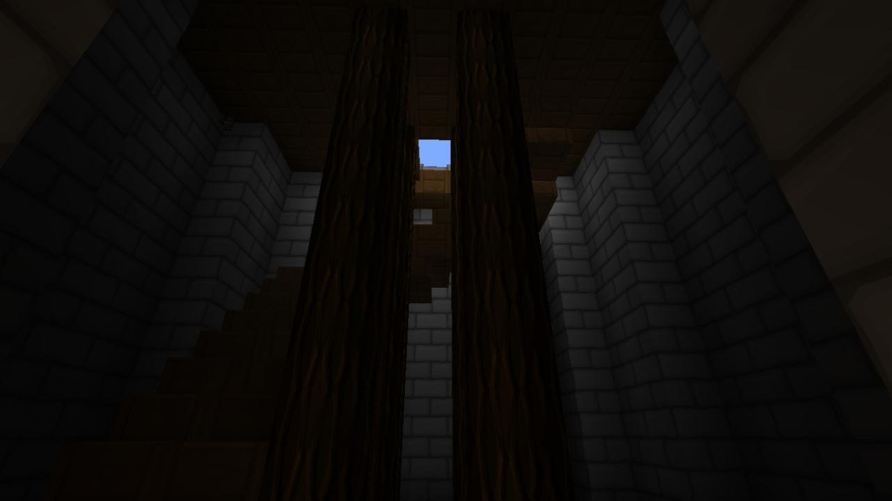 Vanilla Minecraft Castle, with interior Minecraft Map