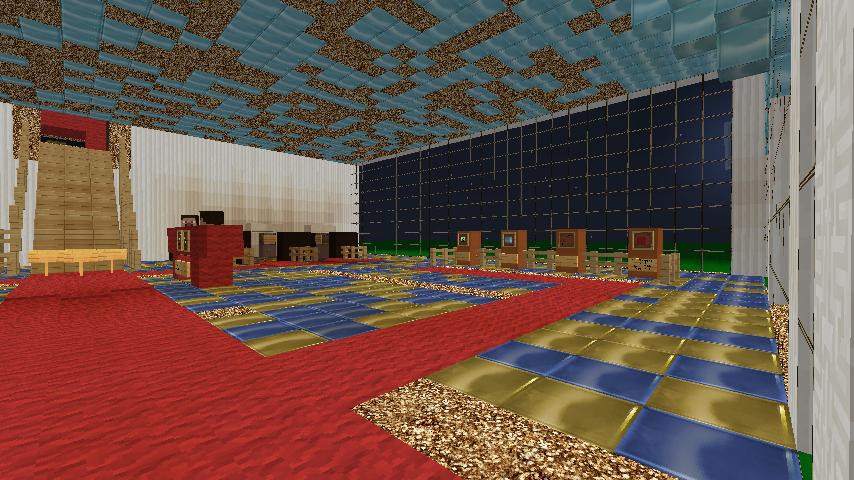 Minecraft Cinema with 3D / 2D TOGGLE !!! And working light swiches ...