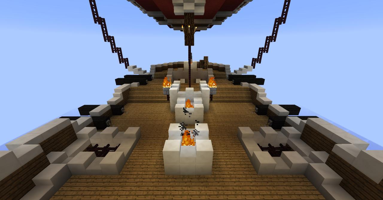 Red battalion cruiser Minecraft Map