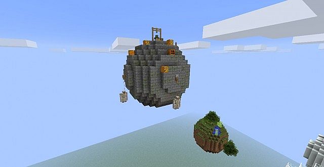 SKY BLOCK PLANETS survival game Minecraft Map
