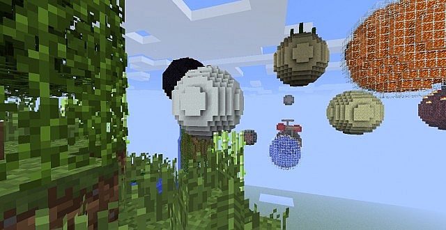 SKY BLOCK PLANETS survival game Minecraft Map