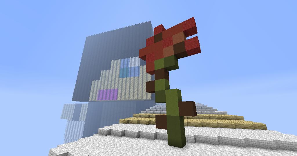 Megaproject: Rose [4 Meters higher than the Danube Tower] Minecraft Map