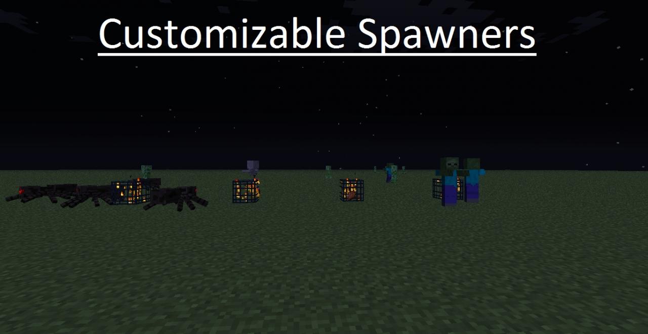 [1.6.2] [Forge] Customizable Spawners Minecraft Mod