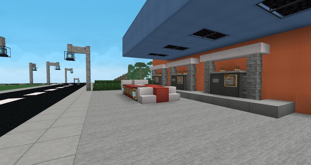Gas Station | Modern Build Minecraft Map