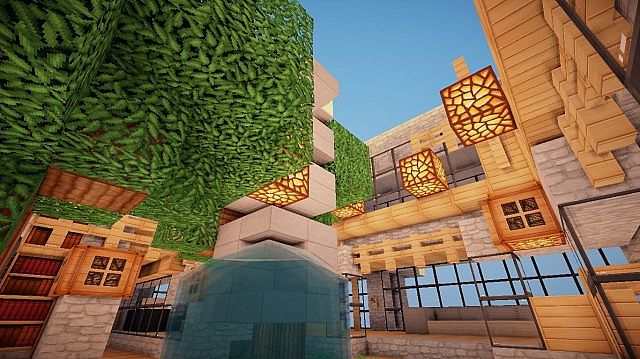 30X30 Modern House Minecraft Map