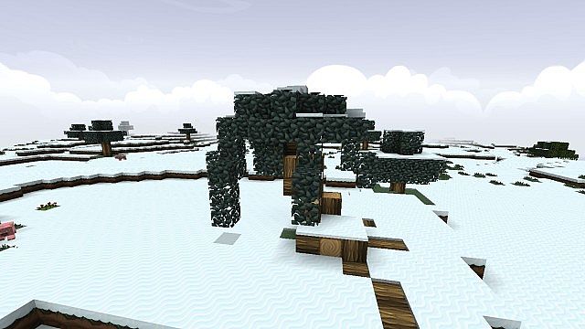 The Snow Tree Minecraft Map