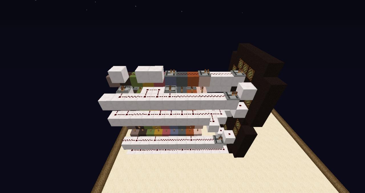 Display 7 Segments Minecraft Map