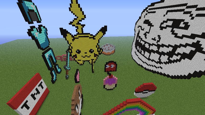 Pixel World!!!! Minecraft Map