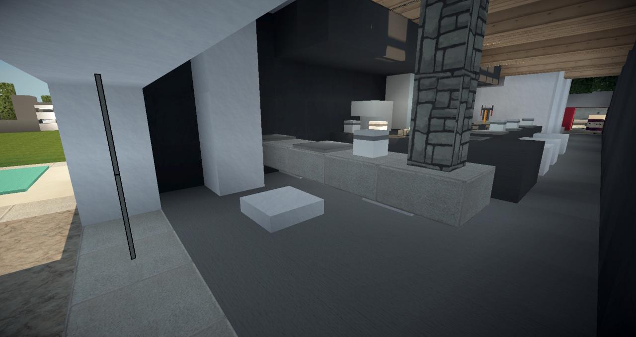 Facade | Modern home Minecraft Map