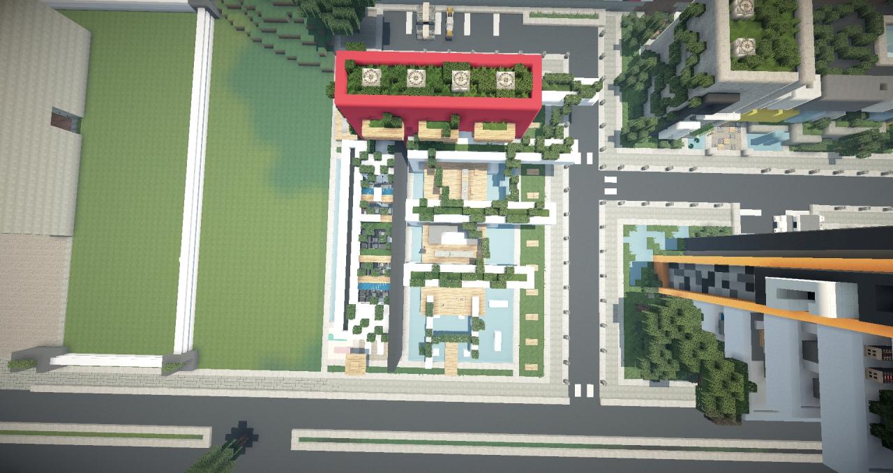 Facade | Modern home Minecraft Map