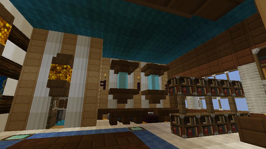 Modern Log Cabin Minecraft Map