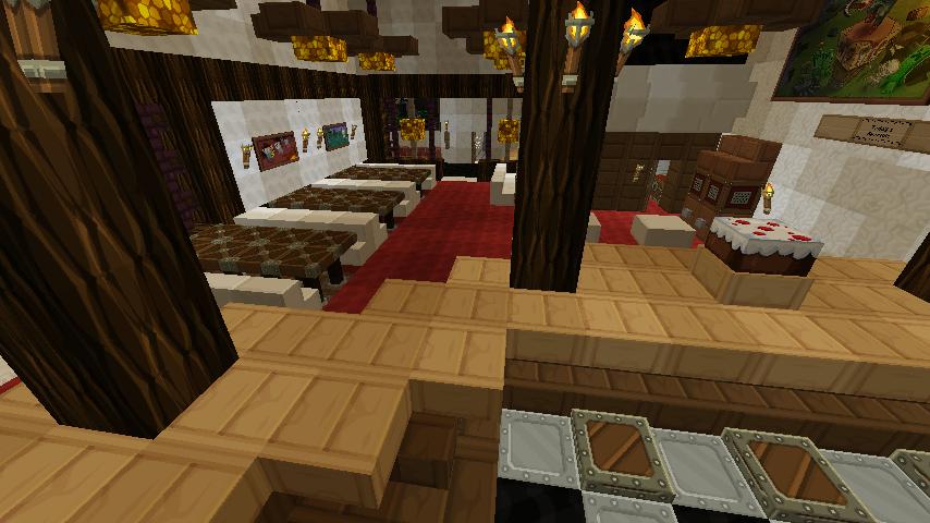 Modern Log Cabin Minecraft Map