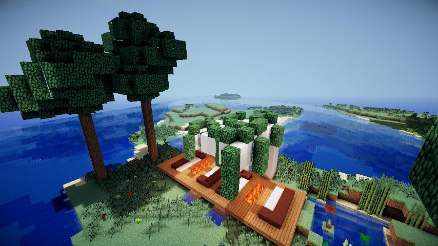 Marina |Wok| a modern town spawn Minecraft Map