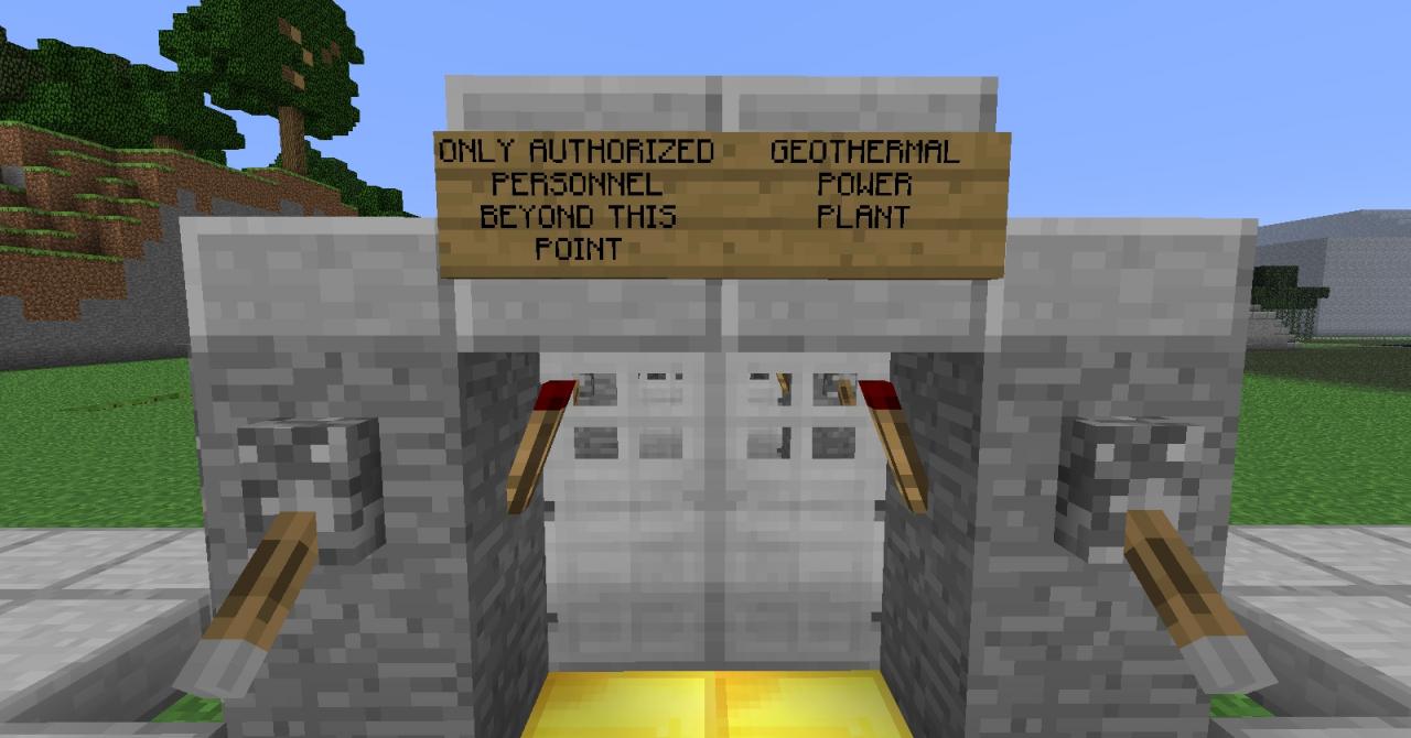 Geothermal Powerplant Minecraft Map