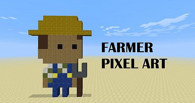 Farmer :: Pixel Art Minecraft Map