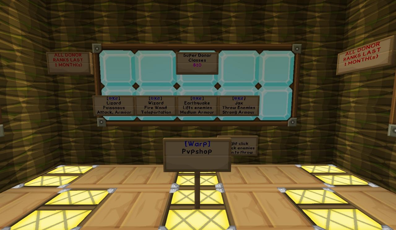 PvP Custom Kits Killstreaks Donator Perks Cheap Donate Plots Multi ...