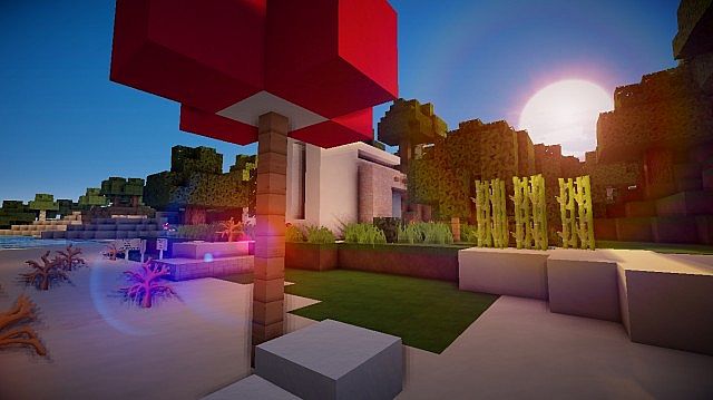 Modern House 9x9 Minecraft Map
