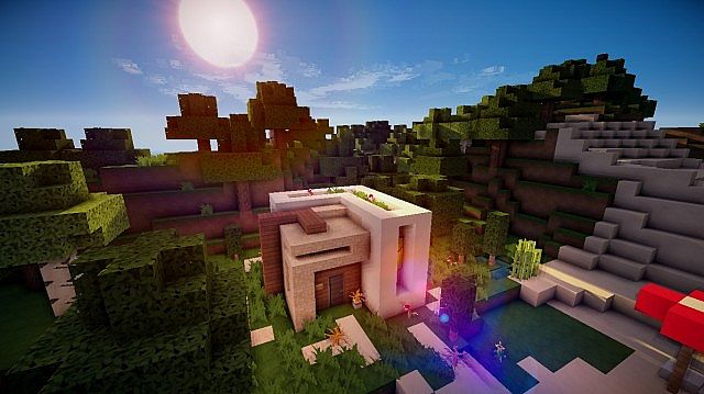 Modern House 9x9 Minecraft Map