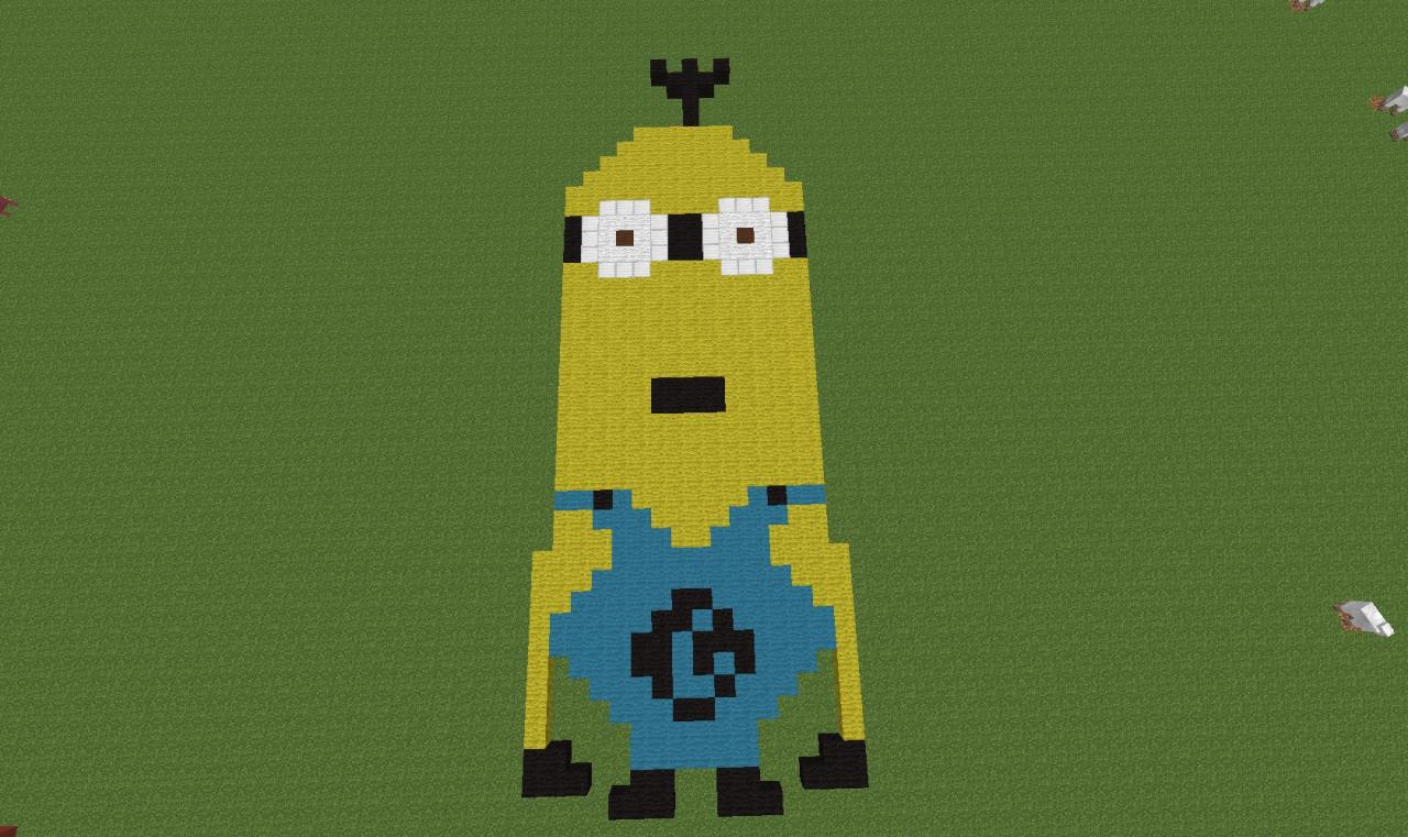 Despicable Me Minion (Tall) Minecraft Project