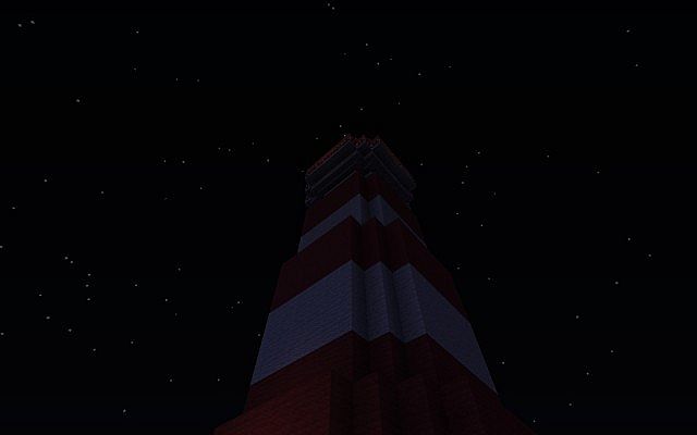 Lighthouse with revolving Light Minecraft Map