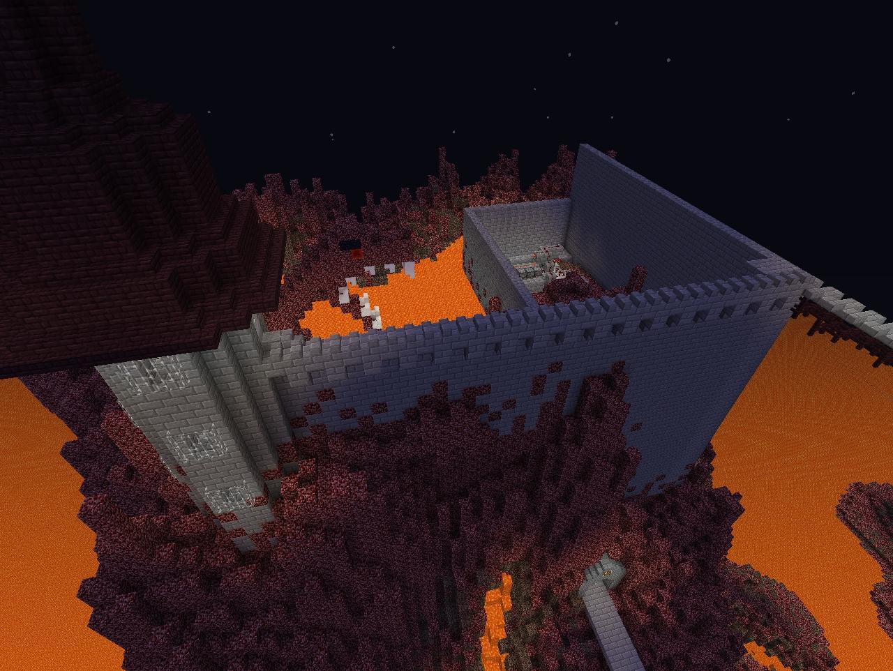 Nether Castle PIXEL Minecraft Map