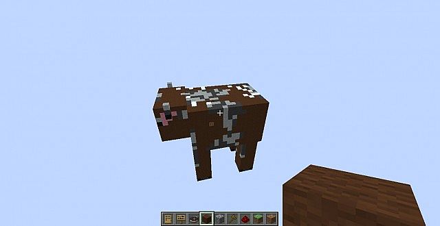 Cow Statue Survival Minecraft Map