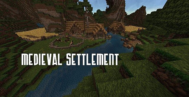 [Medieval] Small Settlement Minecraft Map