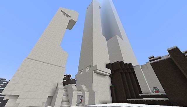 White citadel Minecraft Map