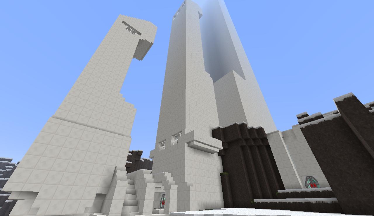 White citadel Minecraft Map