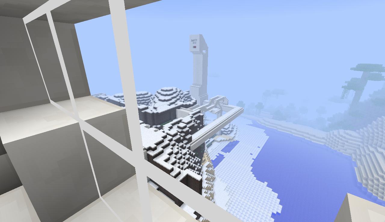 White citadel Minecraft Map