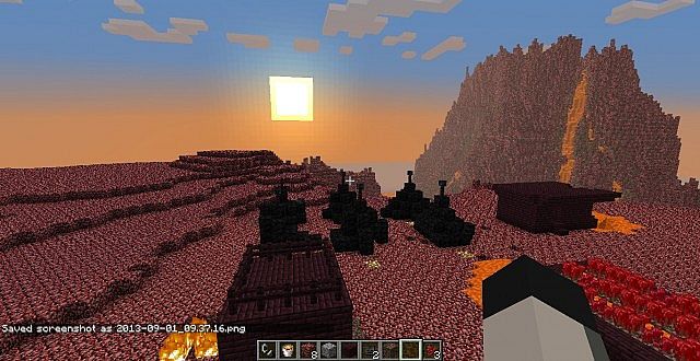 Nether Village Minecraft Map