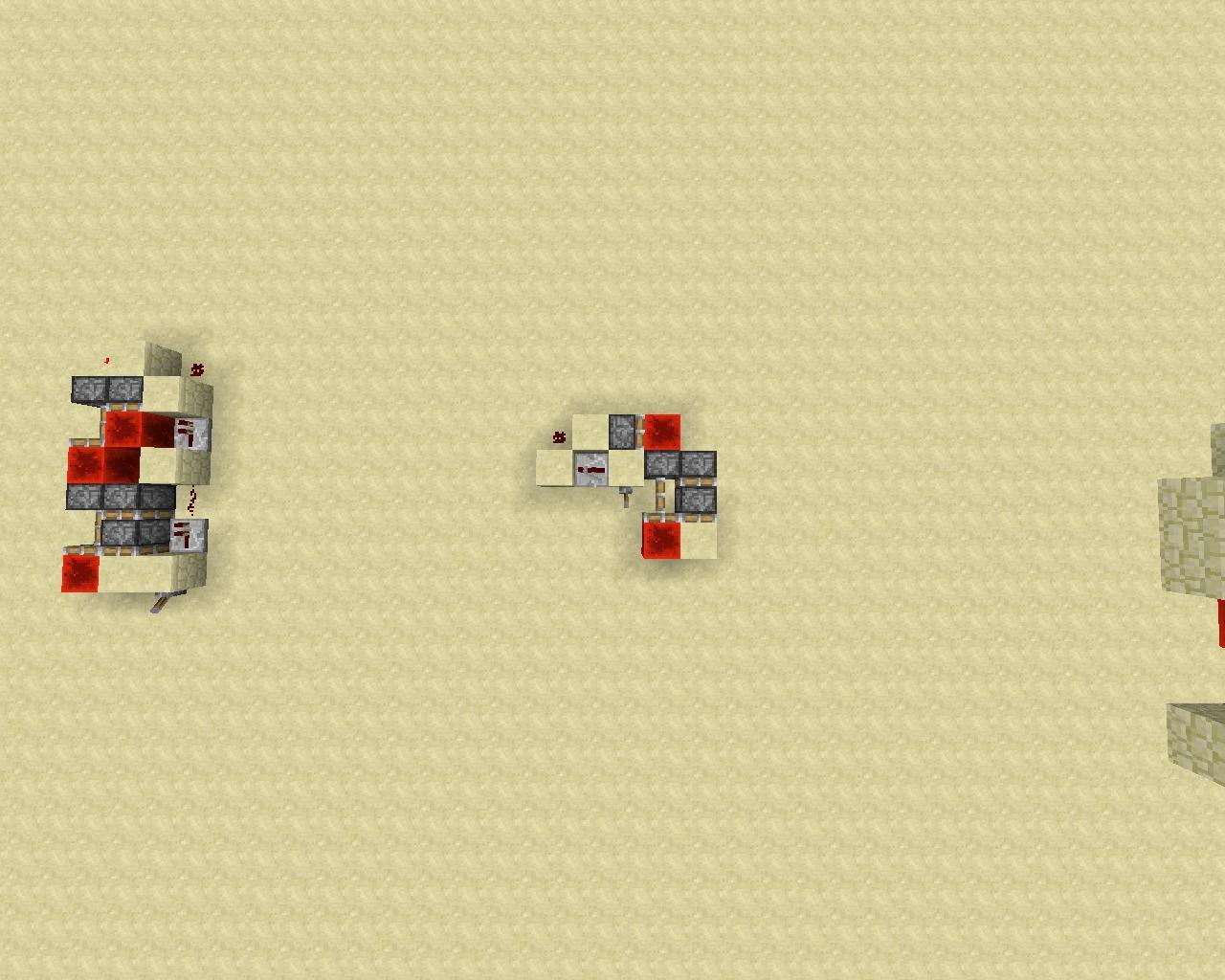 Redstone Block Double Piston Extenders Minecraft Map