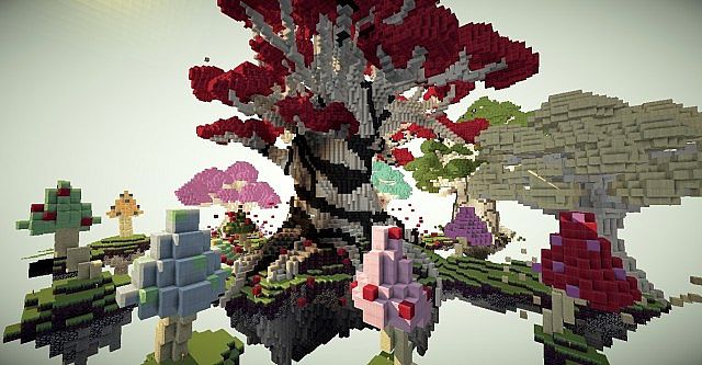 Islands of Crazy Trees - Timelapse Minecraft Map