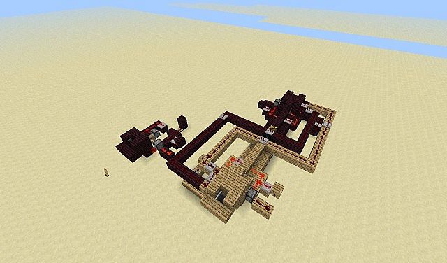Easy Minecart Station, Travel inbetween 2 stations Minecraft Map