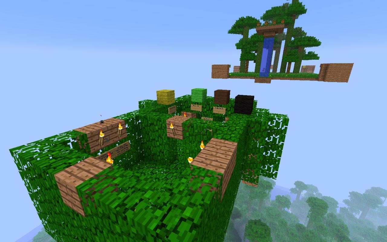 Jungle PVP Minecraft Map