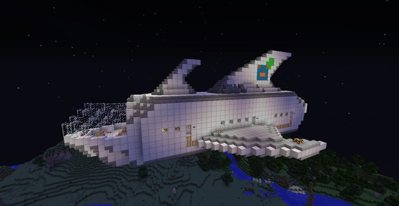 My Super Futuristic Plane Minecraft Map