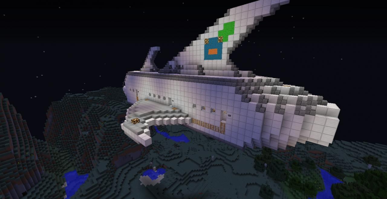 My Super Futuristic Plane Minecraft Map