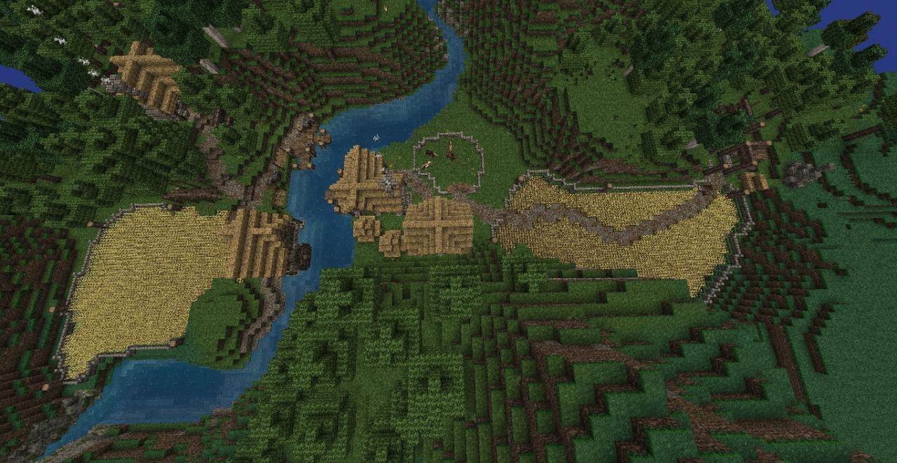 [Medieval] Small Settlement Minecraft Map