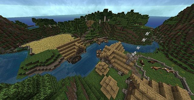 [Medieval] Small Settlement Minecraft Map