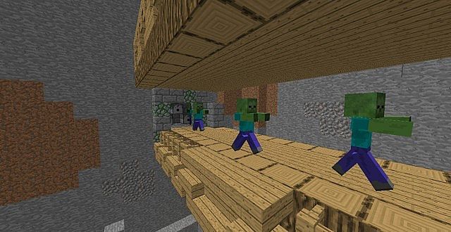 Zombie Bridge Minecraft Map