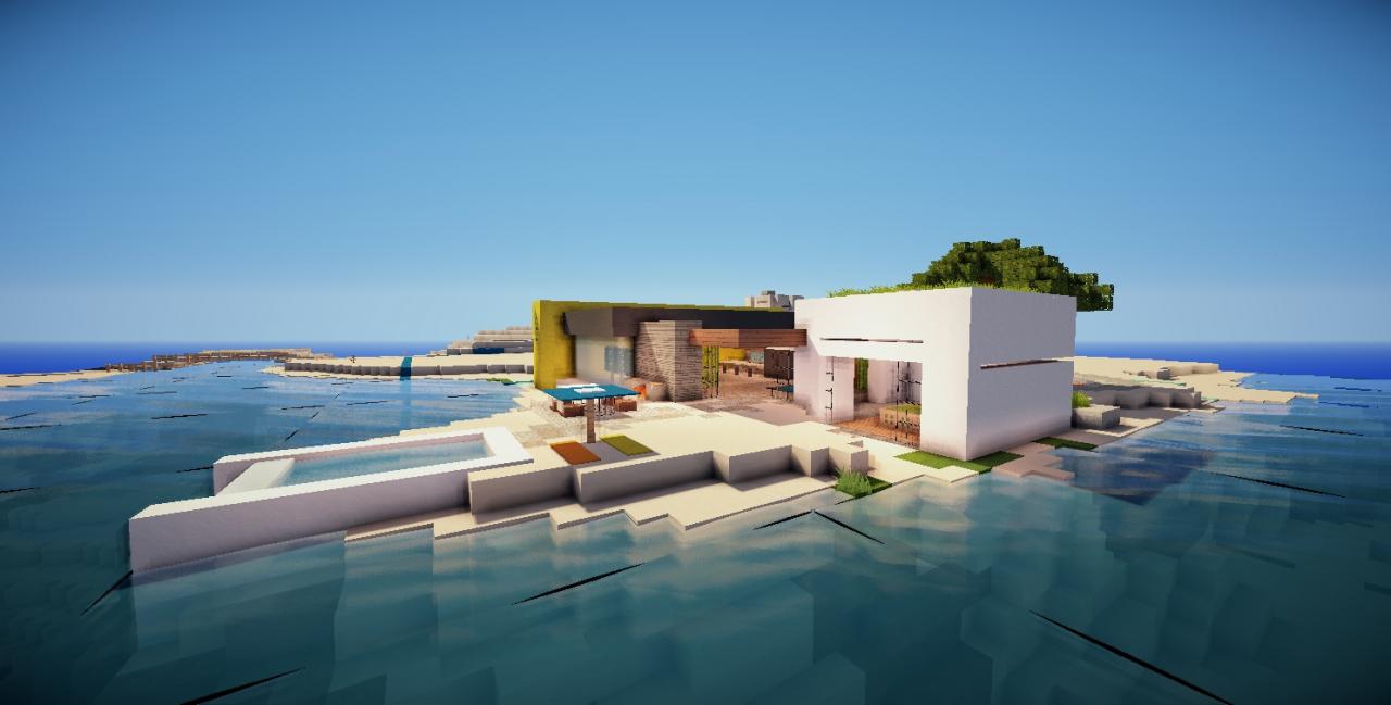 Sea Side House Minecraft Map