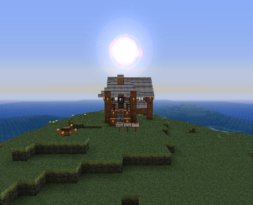 Survival Hut Minecraft Map