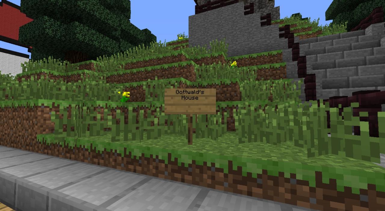 Gottwald's House on a Hill Minecraft Map